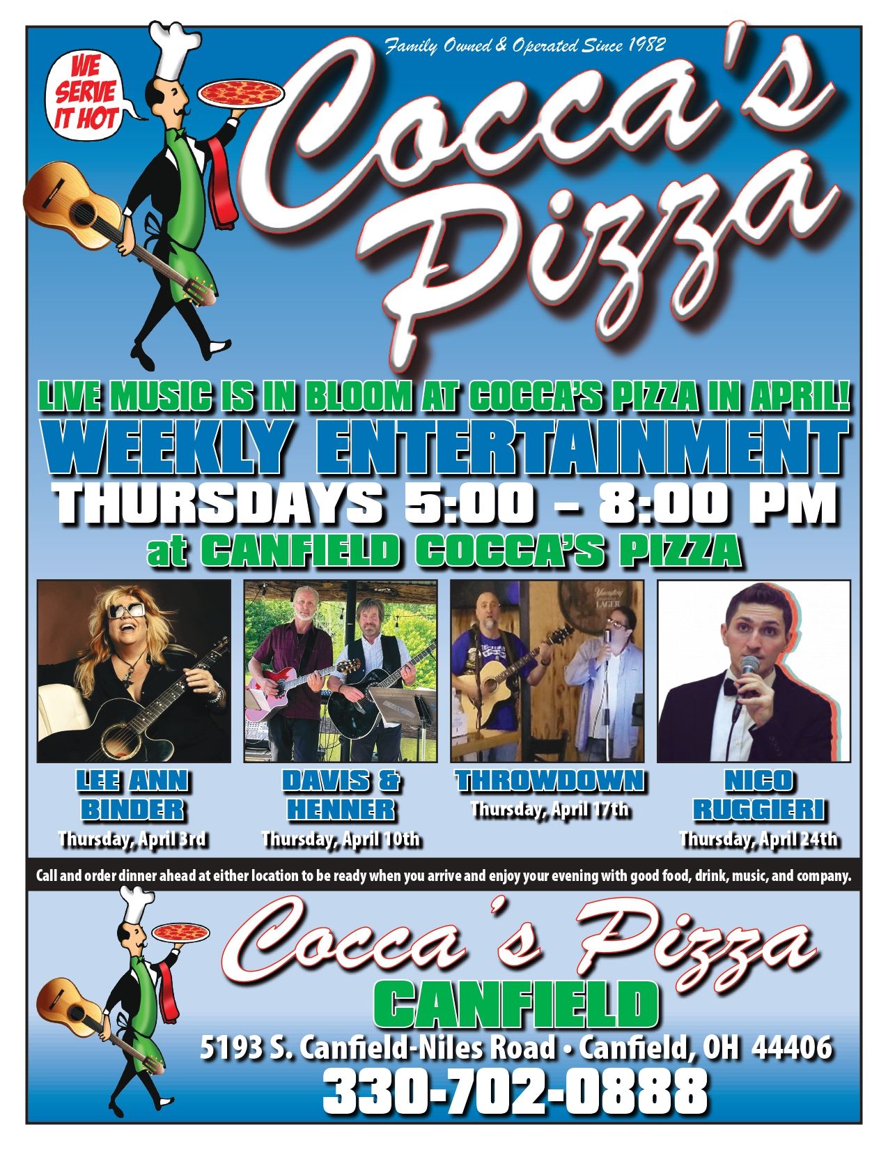 Cocca's Pizza | Award Winning Pizza | Youngstown