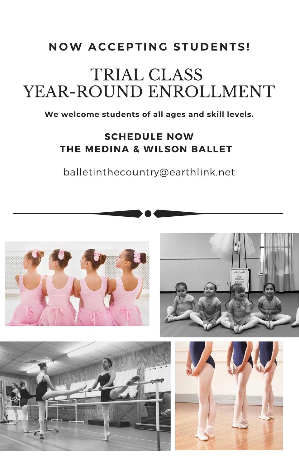 Ballet in the Country – The Medina Ballet & The Wilson Ballet