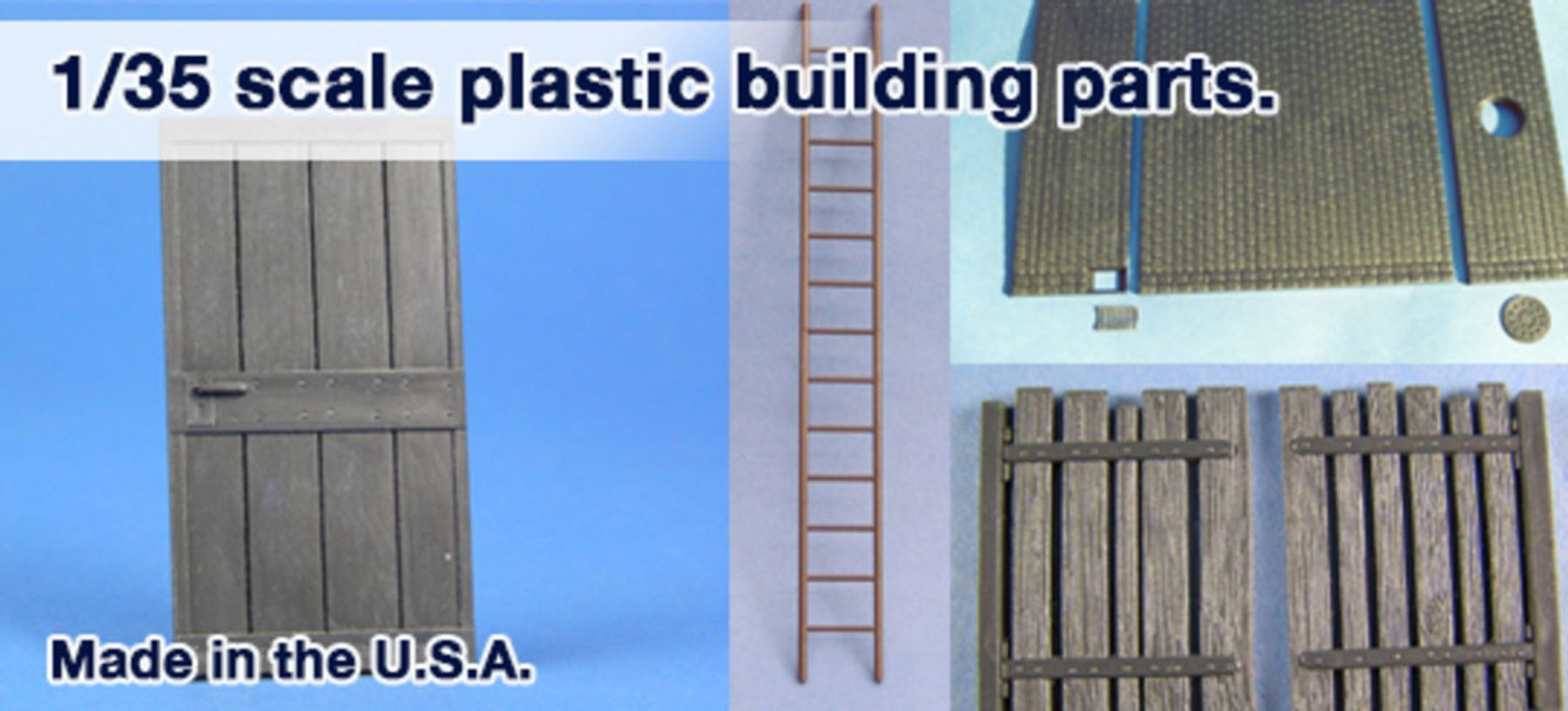 Plastic Model Kits, 1/35 Scale Plastic Building Parts, Hobby Rail ...