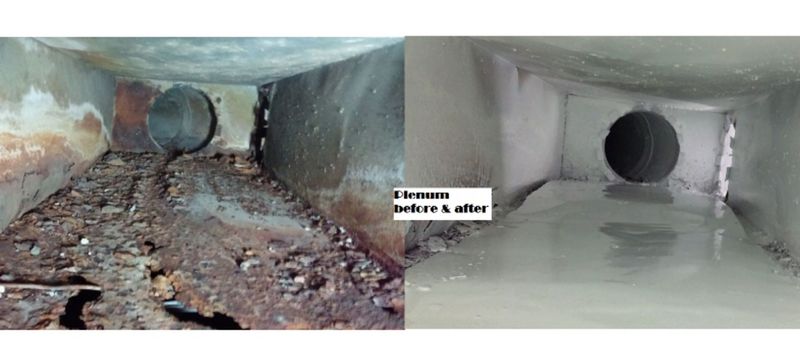 McLean Air Duct Coating | Gallery – Before & After Restoration – Tulsa