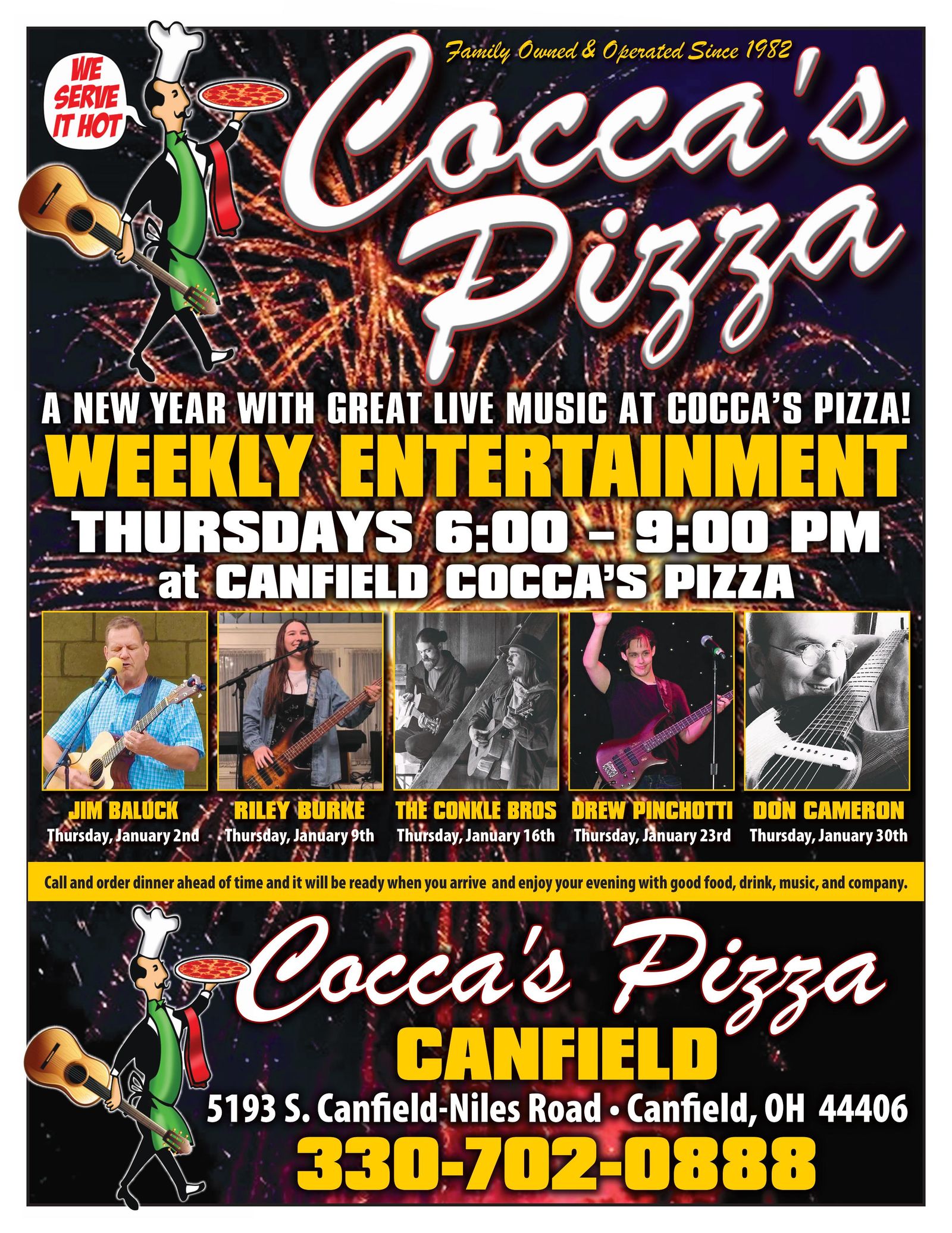 Cocca's Pizza | Award Winning Pizza | Youngstown