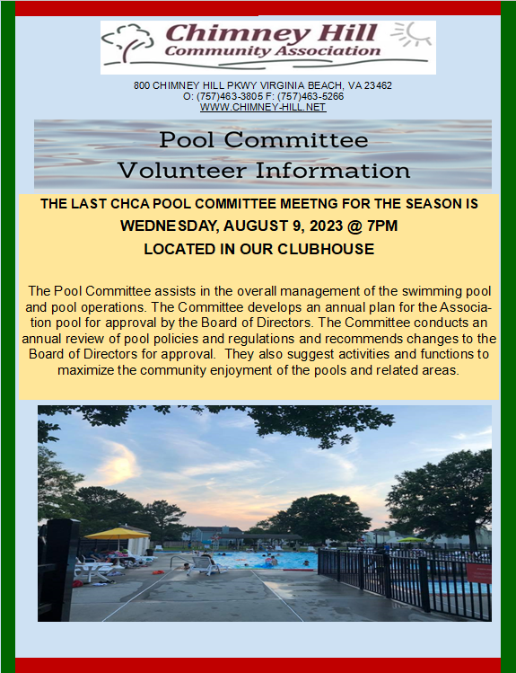 Chimney Hill Community Association