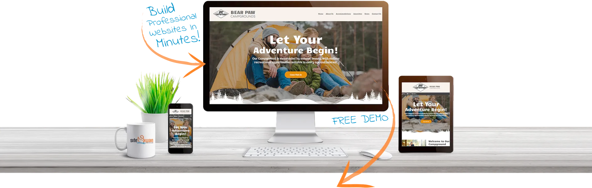 Free Demo | SiteSwan Website Builder