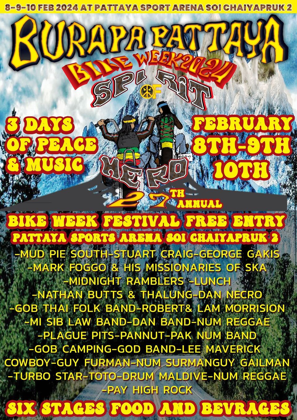 Burapa Bike Week Pattaya Thailand 2025