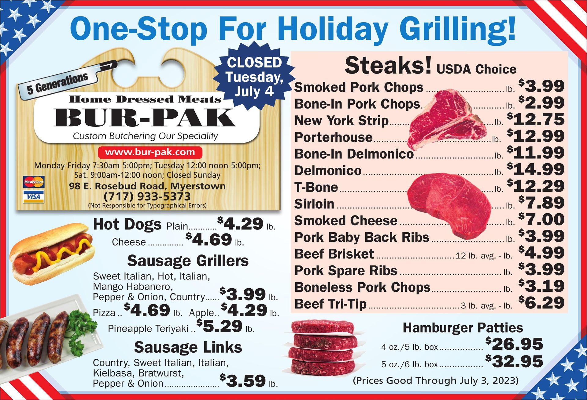 Welcome | Bur-Pak Family Foods, Inc. | 98 East Rosebud Road Myerstown ...