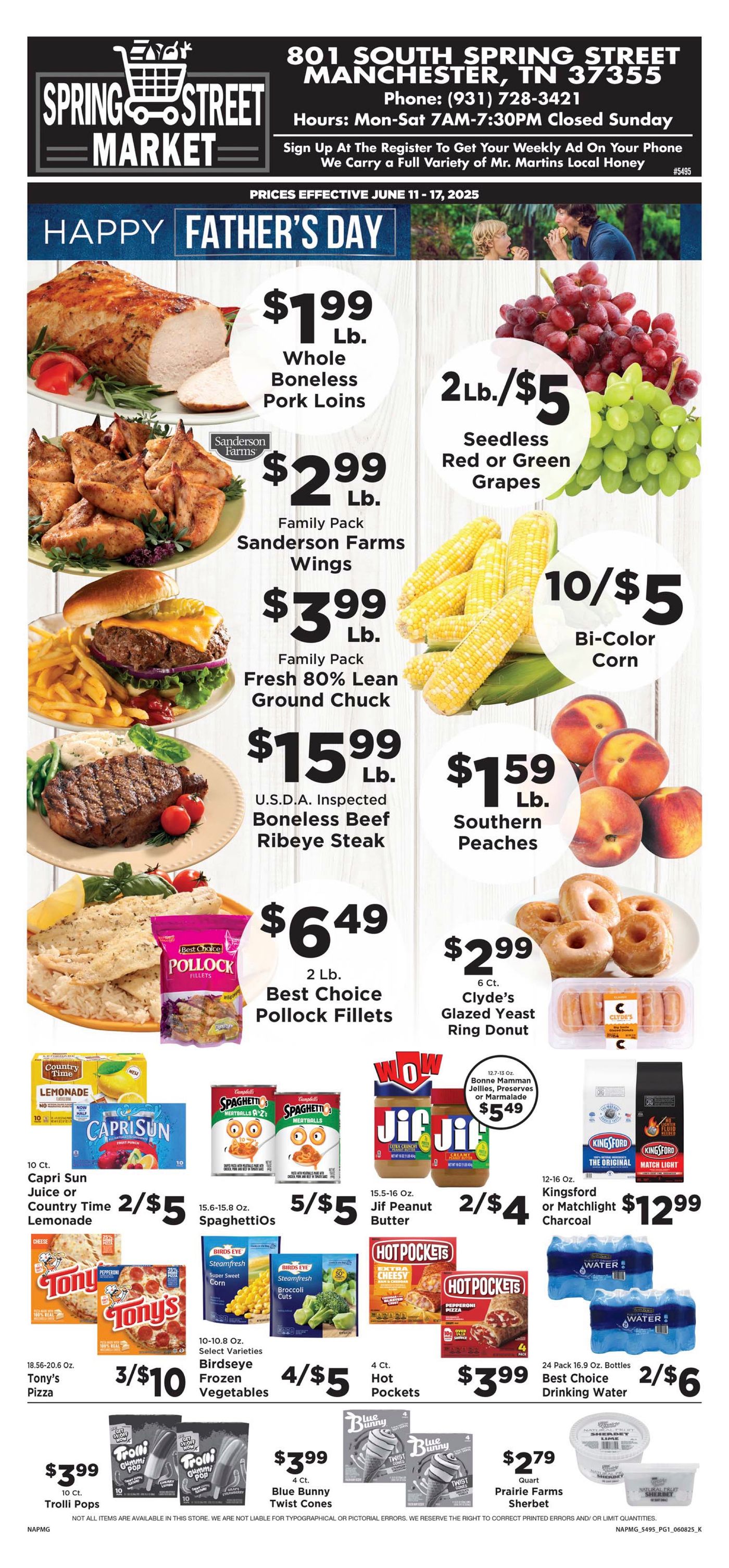 Specialty Meat | Grocery Store | Spring Street Market | Weekly Ad ...