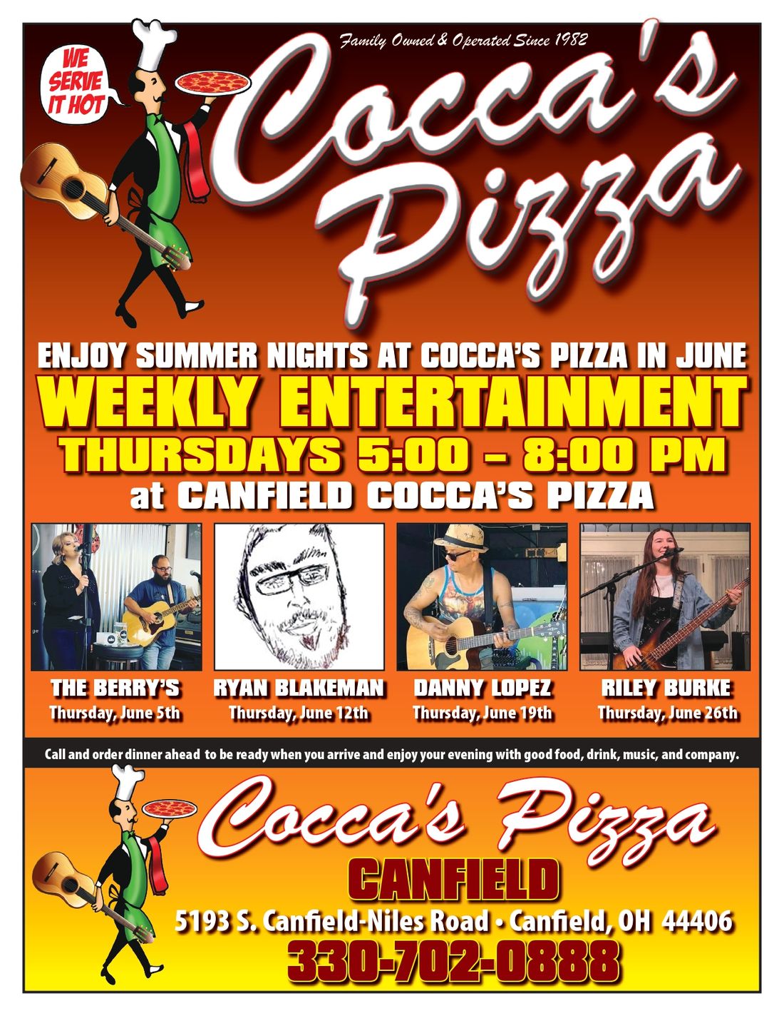 Cocca's Pizza | Award Winning Pizza | Youngstown