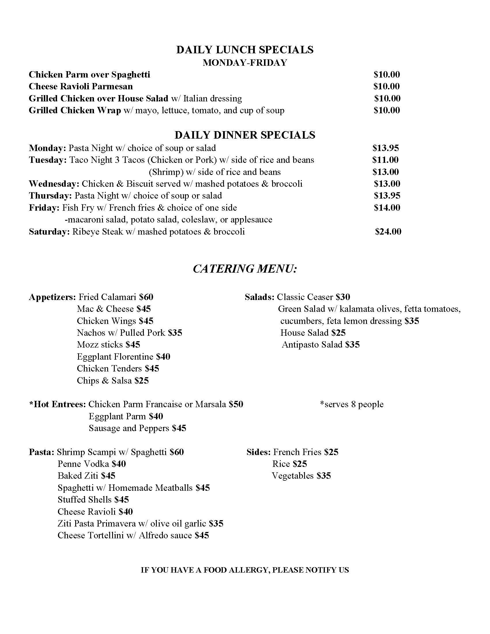 Ray's Kitchen- Italian American Bistro | Norwich, NY