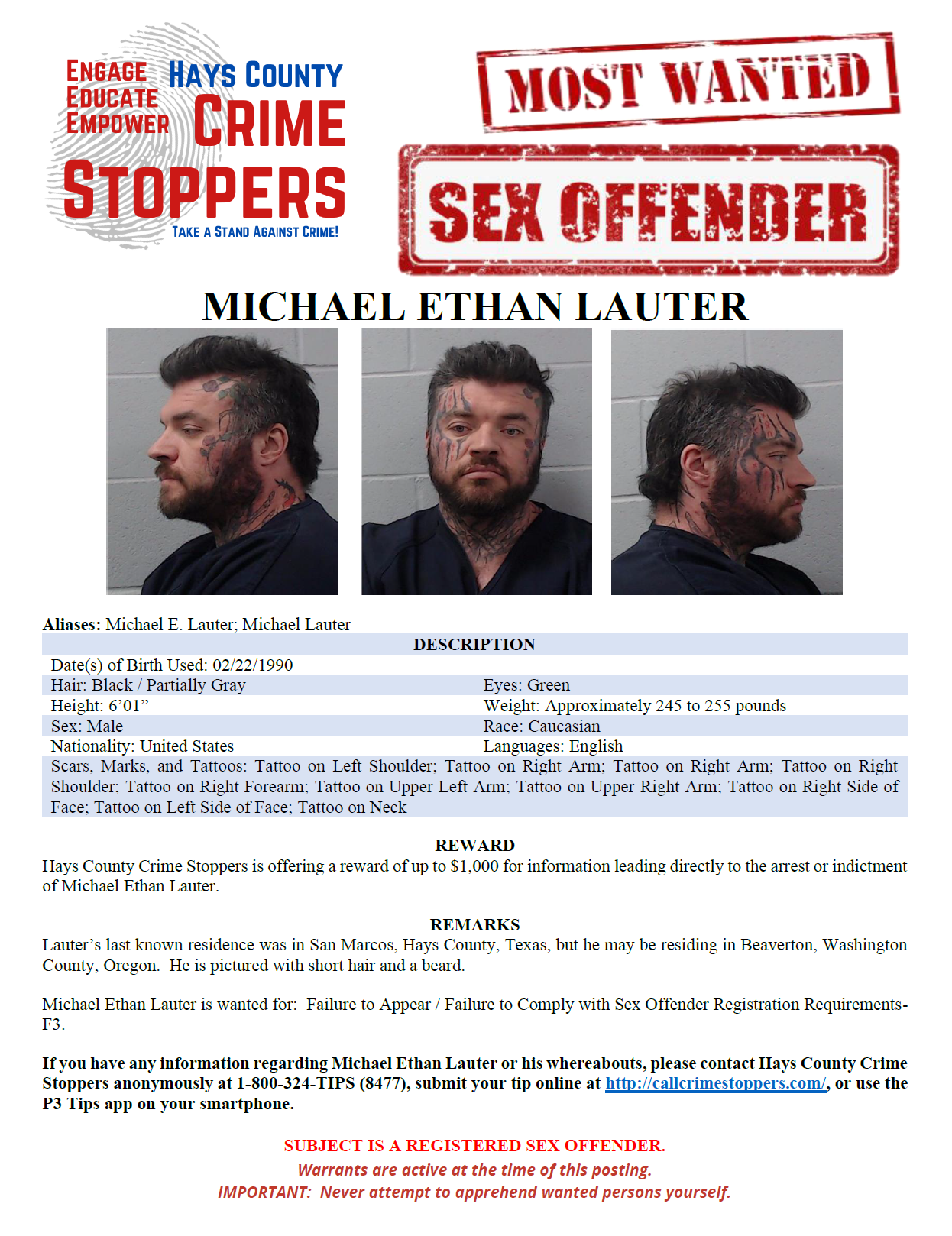 Hays County Crime Stoppers, Inc.