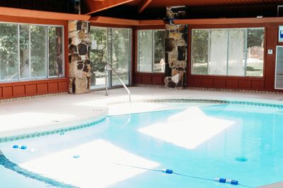 Seasonal Indoor Pool- attached to the Grand Lodge but open to all ...
