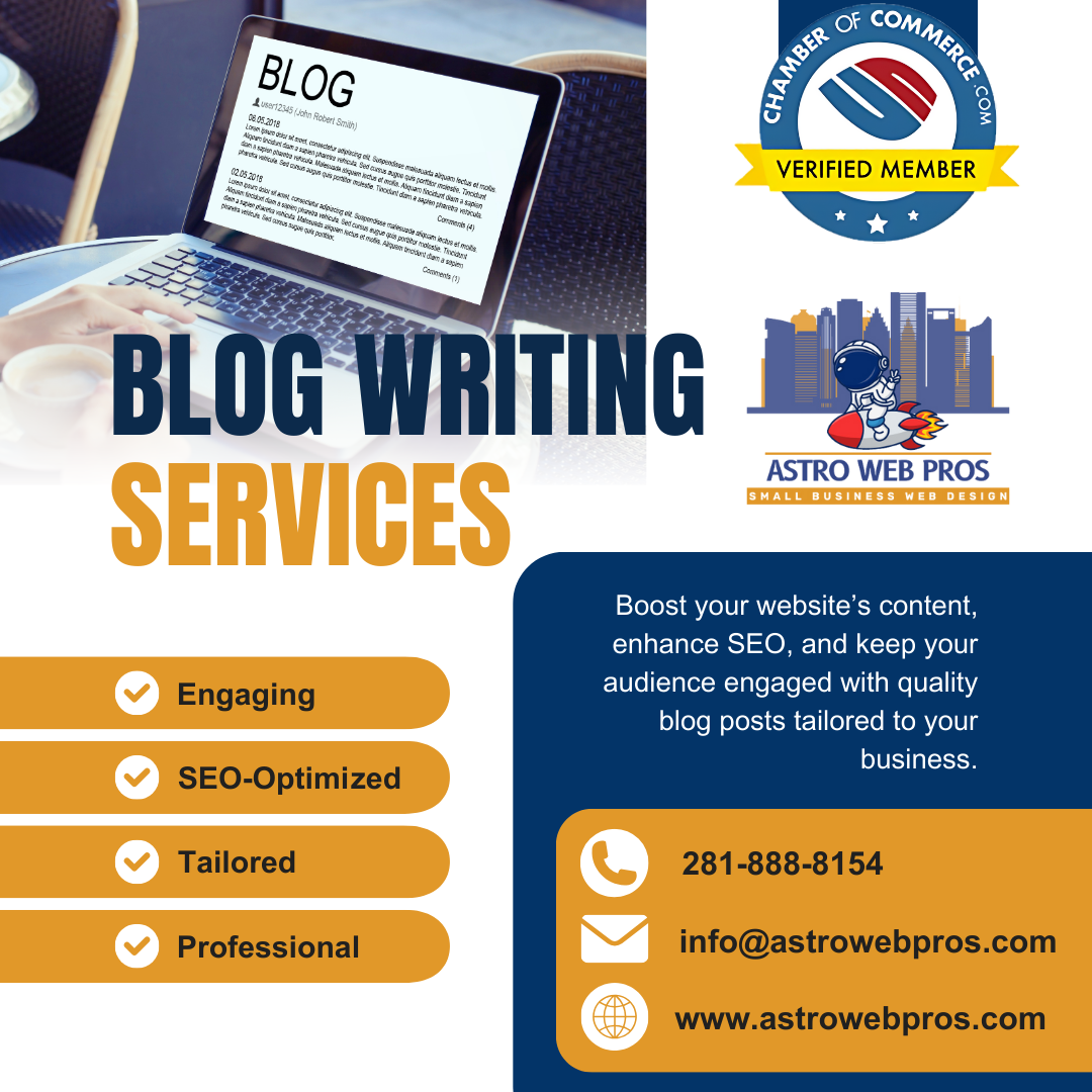 Professional Blog Writing Services in Houston - Boost Your Online ...
