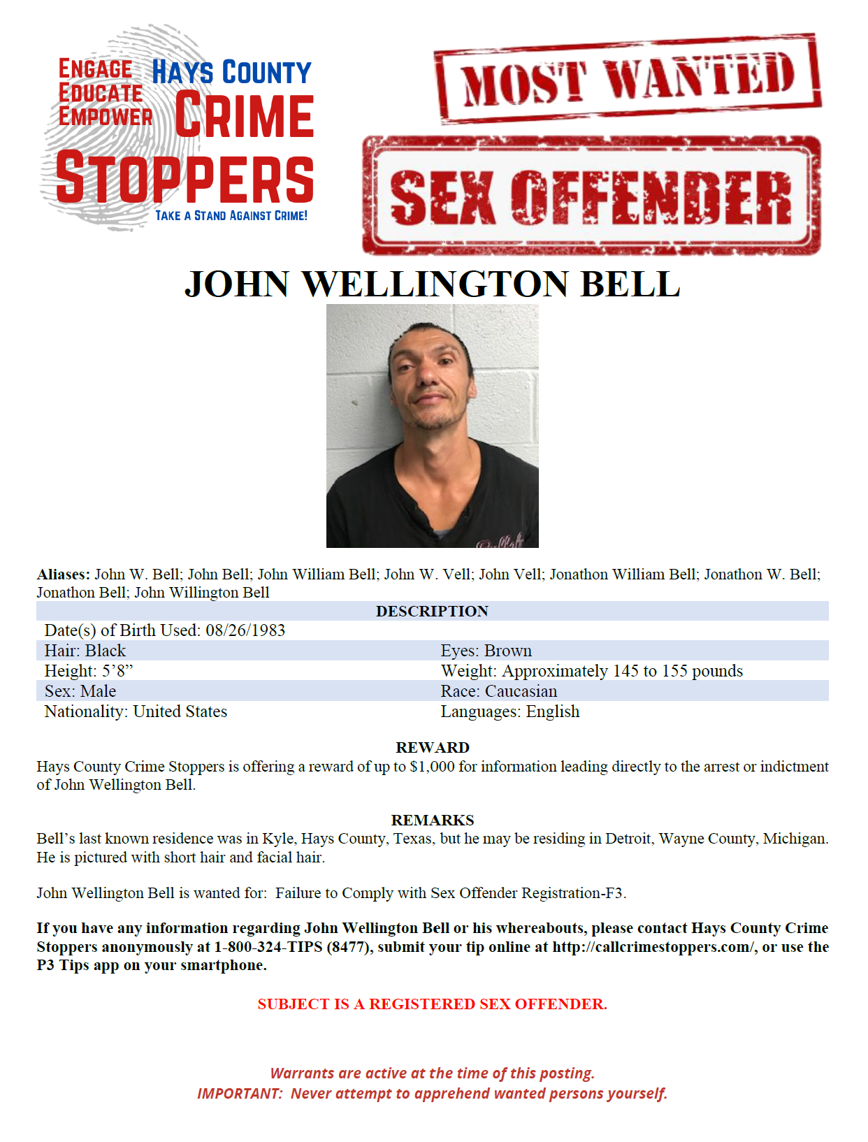 Hays County Crime Stoppers, Inc.