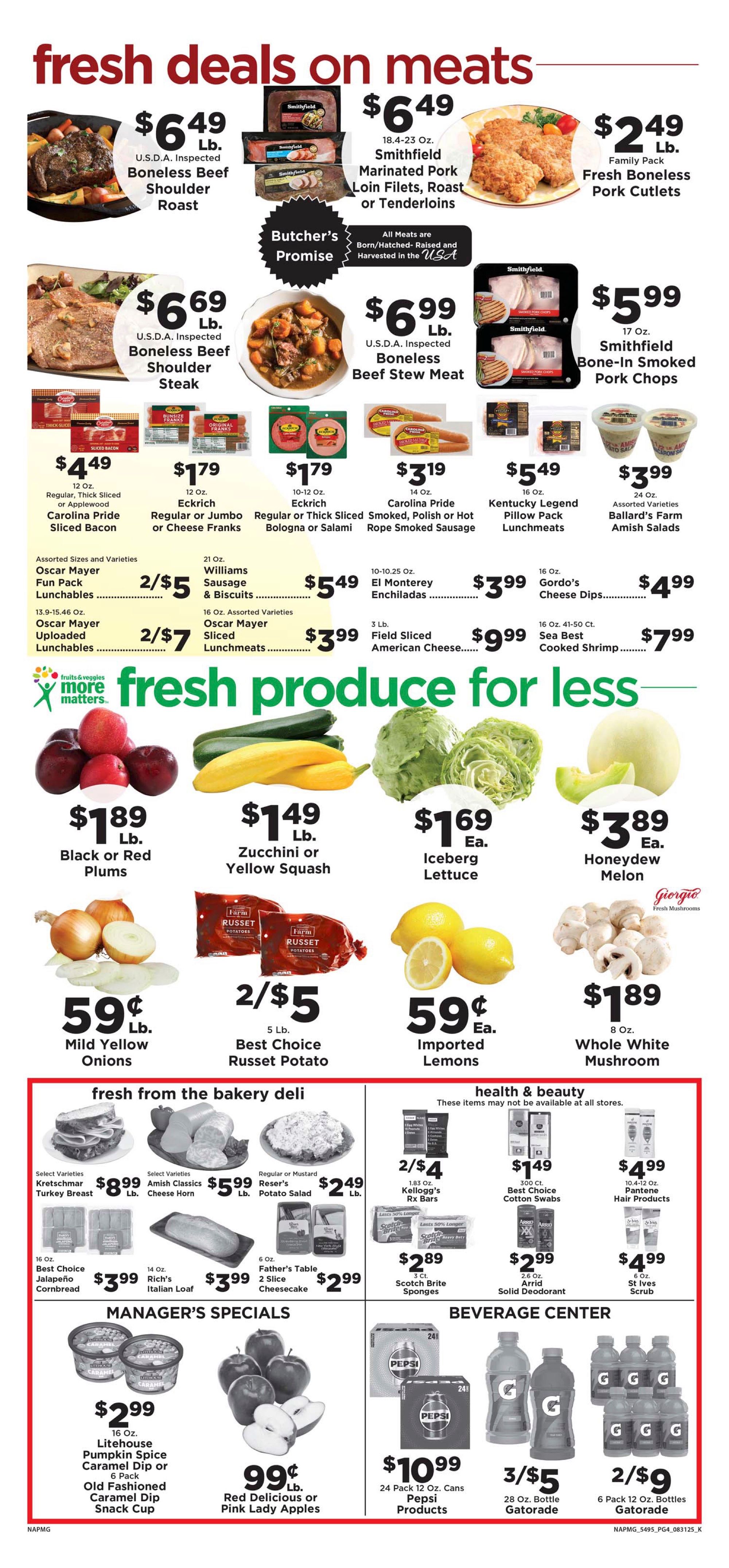 Specialty Meat | Grocery Store | Spring Street Market | Weekly Ad ...