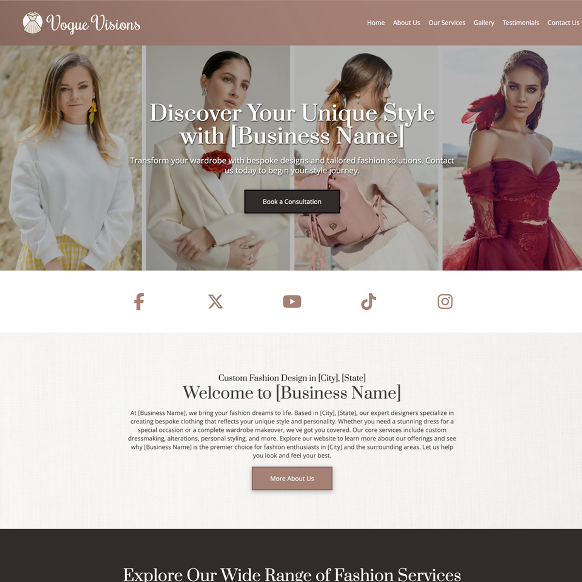 Best Website Themes & Templates | SiteSwan Website Builder