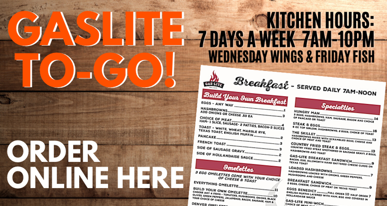 Gaslite Bar and Grill Ellsworth, WI