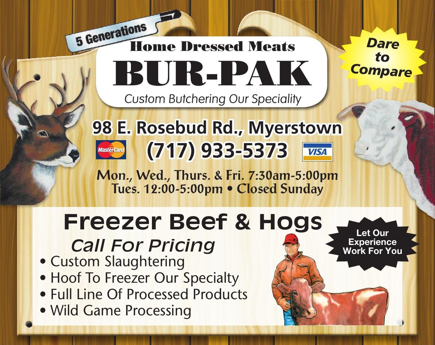Welcome | Bur-Pak Family Foods, Inc. | 98 East Rosebud Road Myerstown ...