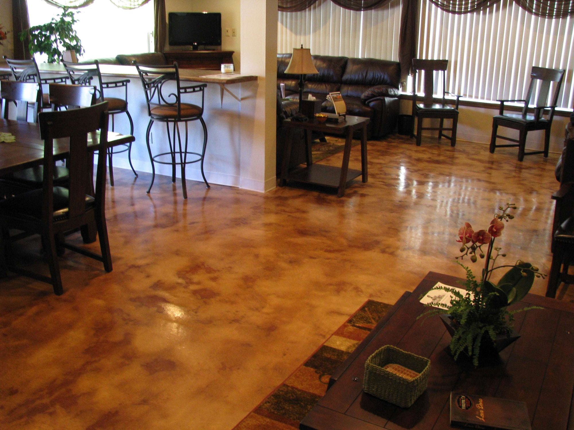 Stained Concrete | Lake Norman Custom Concrete | Cornelius NC