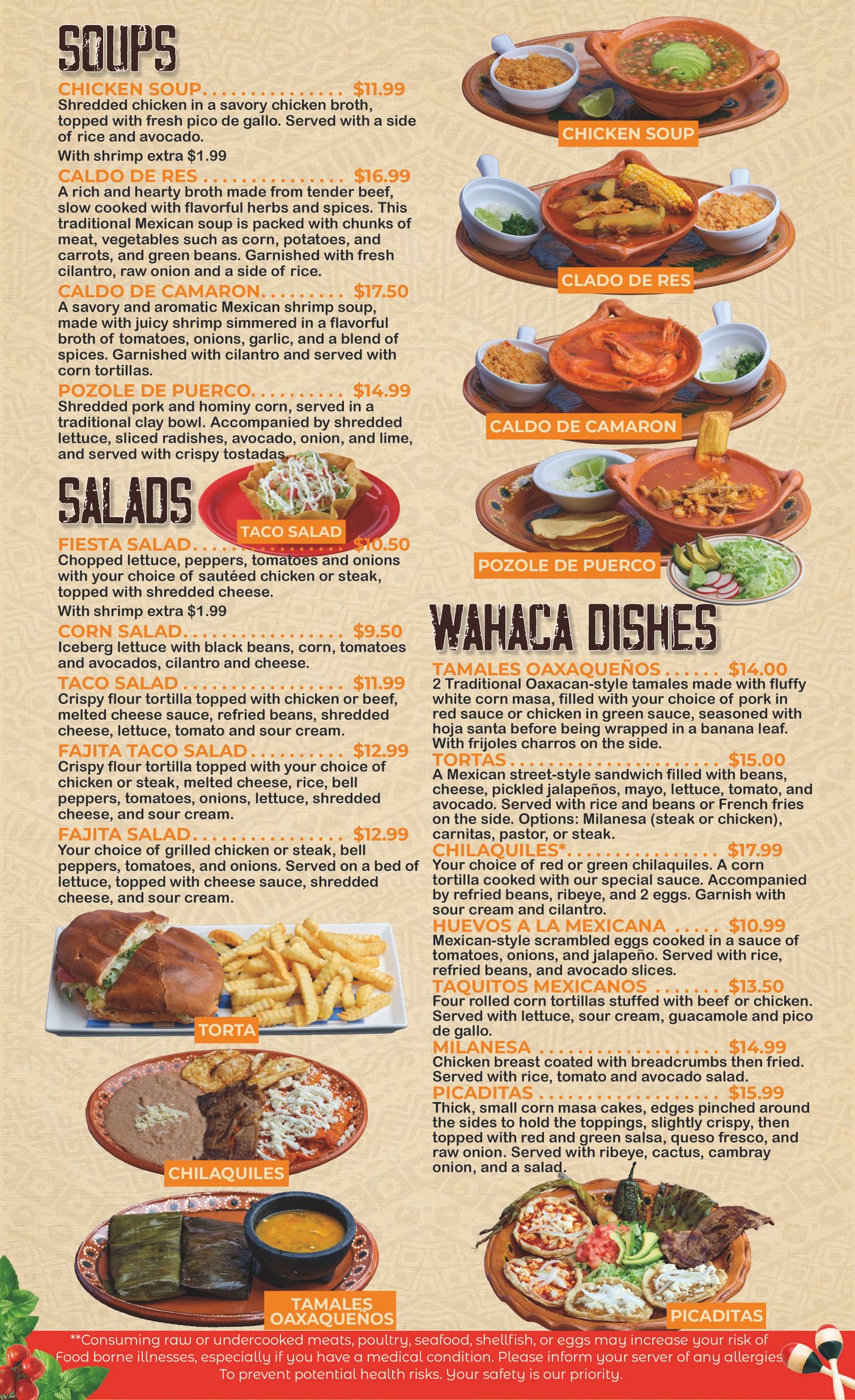 Wahaca Mexican Kitchen | Our Menu