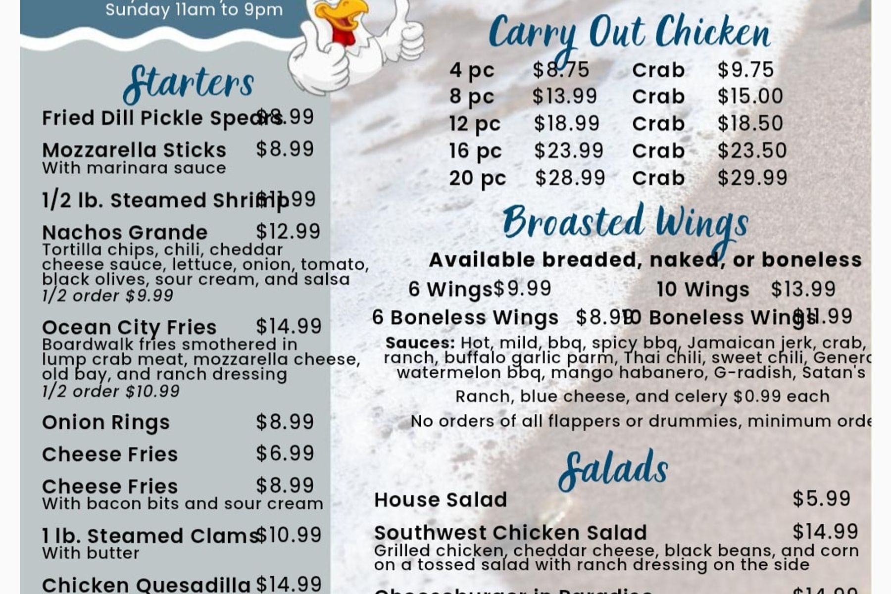Goofy's Eatery & Spirits | Menu