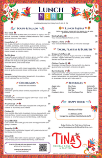 Tina's Mexican Grill & Cantina | Your New Favorite Tex-Mex in Richmond ...