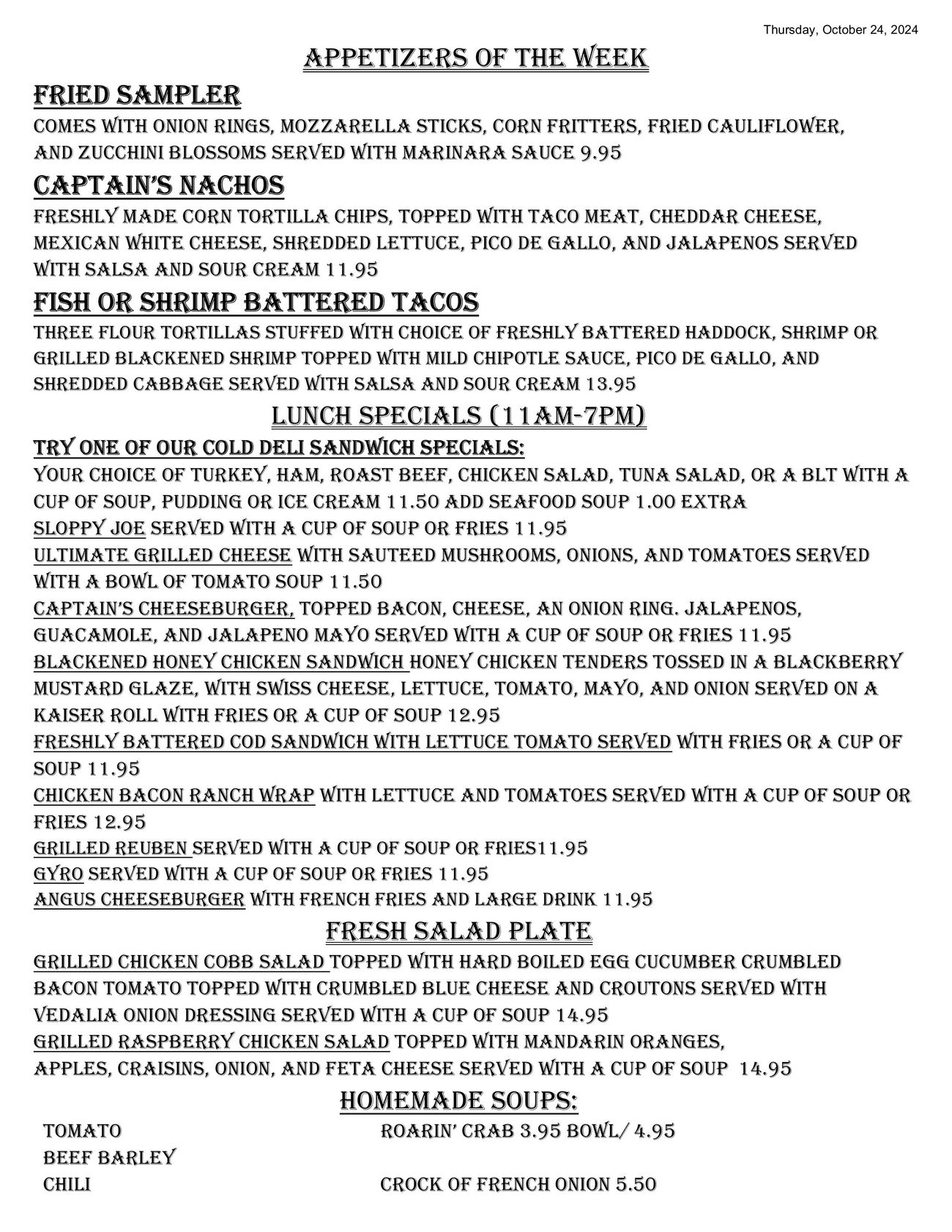 Welcome | Country Meadows Restaurant | 81 Hershey Road | Elizabethtown ...