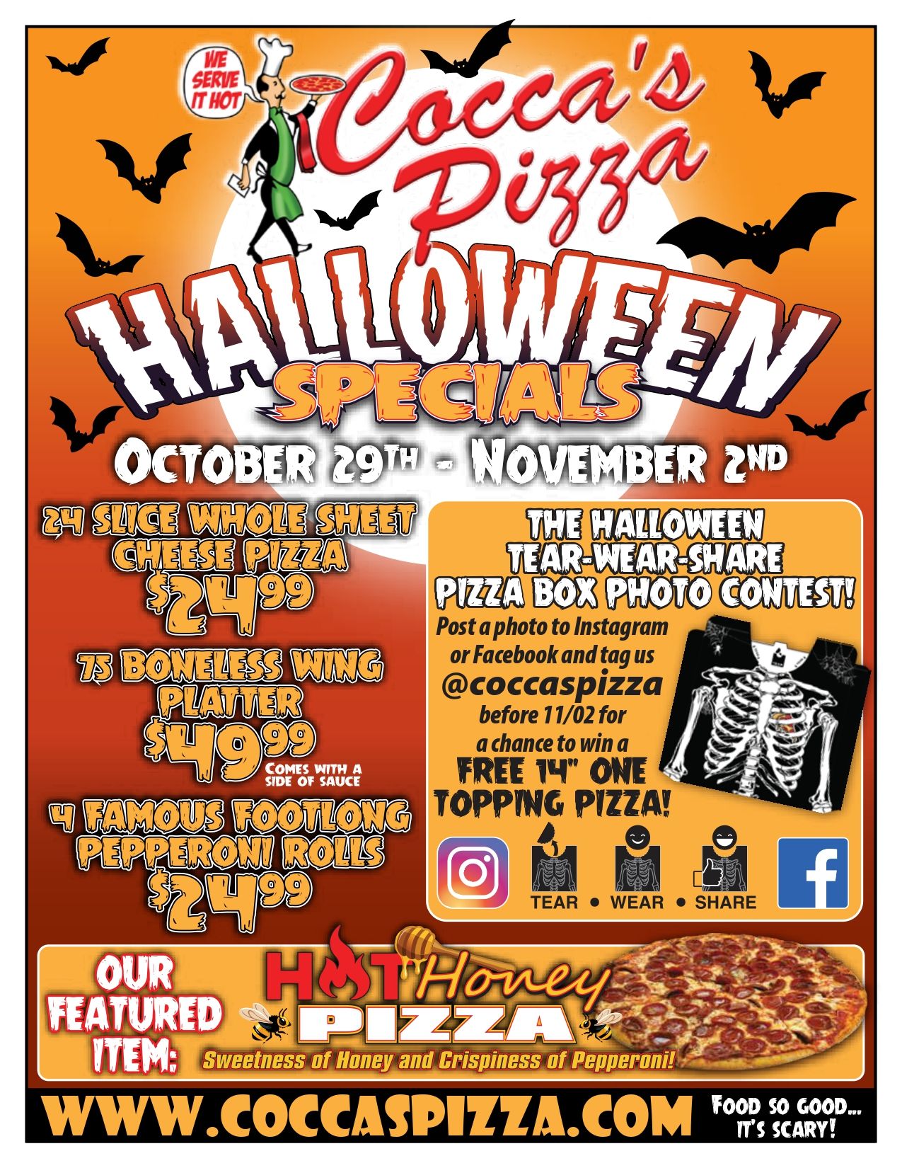 Cocca's Pizza | Award Winning Pizza | Youngstown