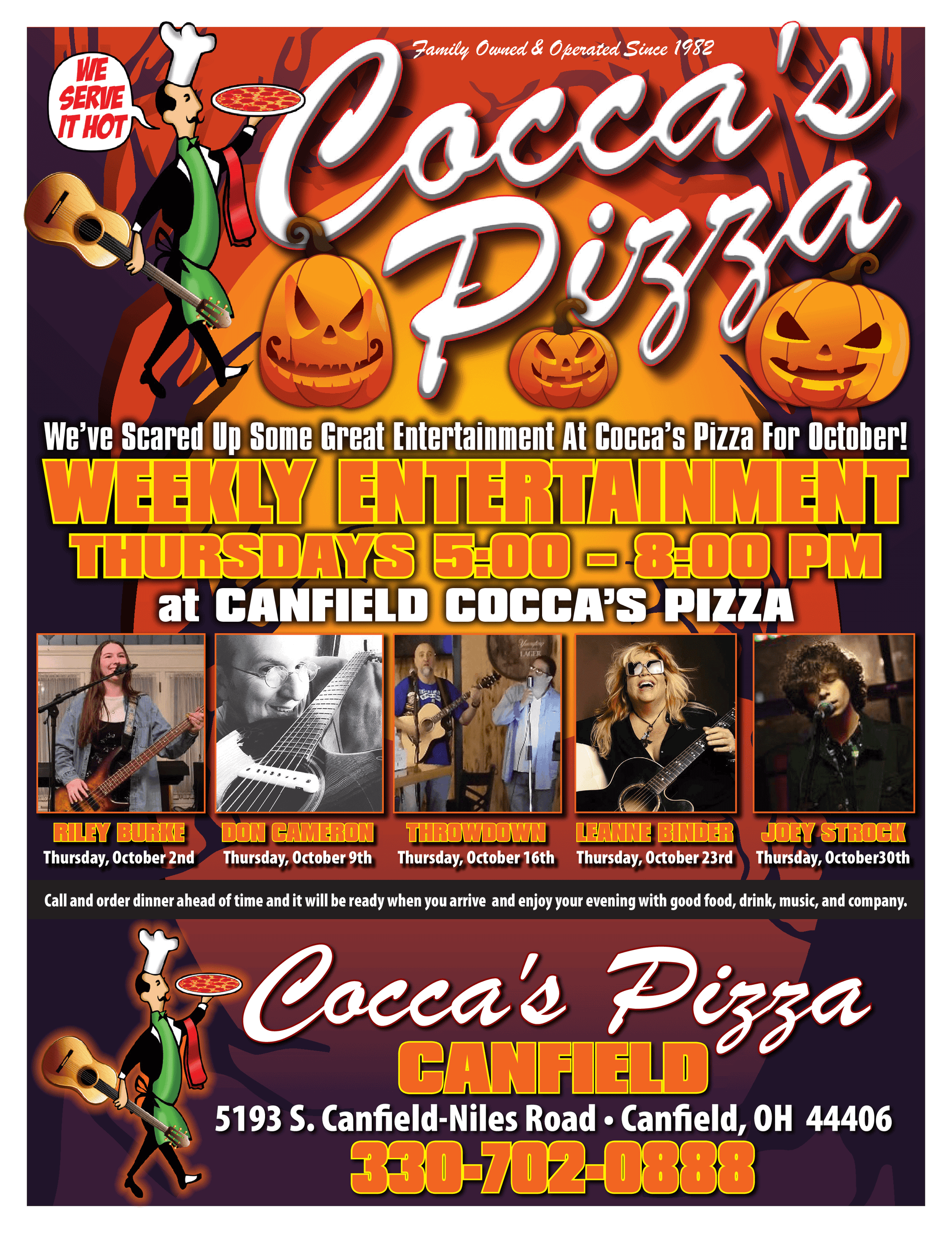 Cocca's Pizza | Award Winning Pizza | Youngstown
