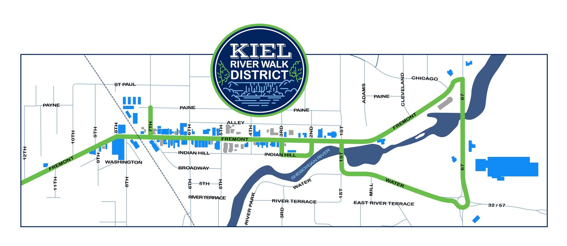 Kiel River Walk, Kiel WI