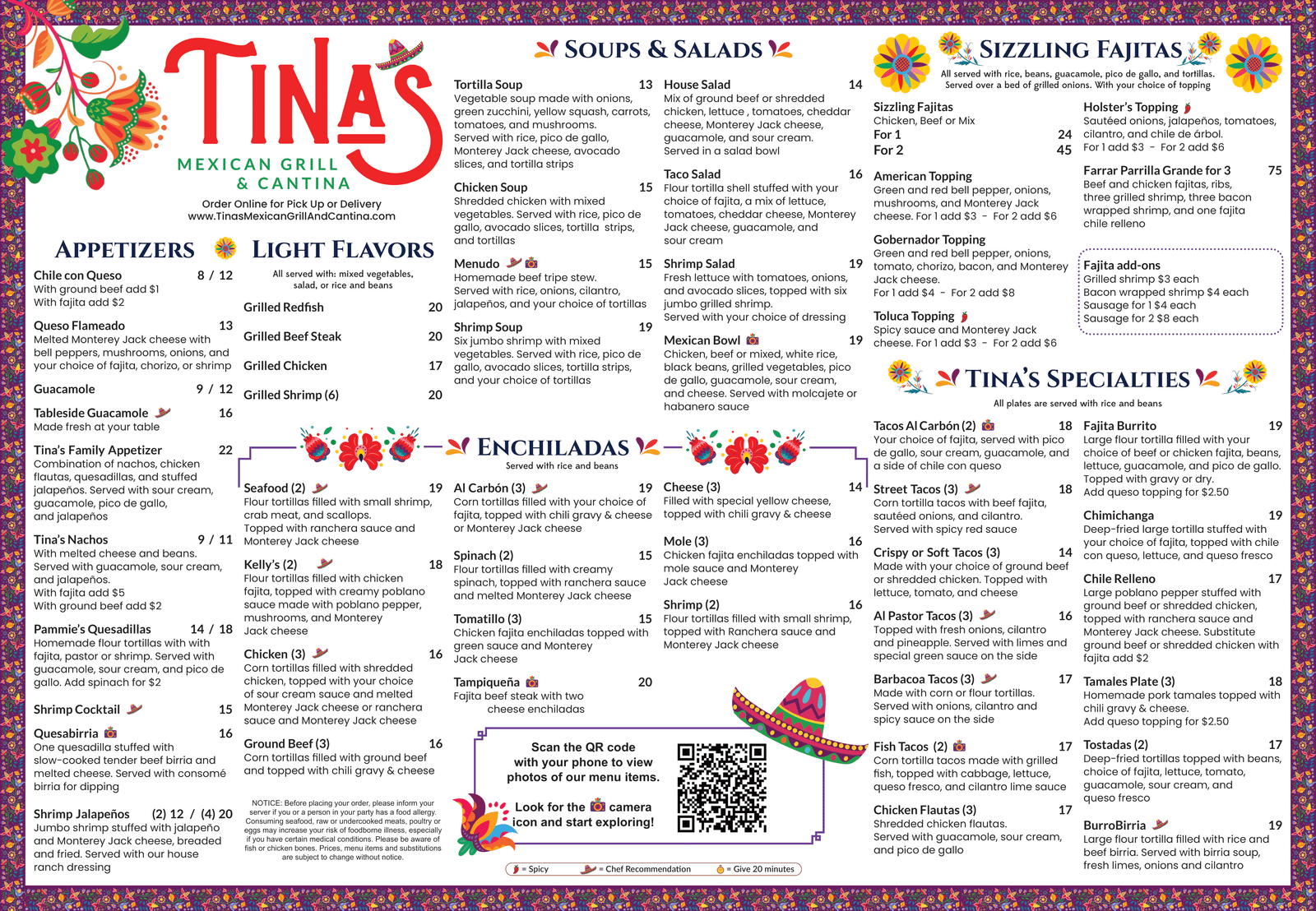 Tina's Mexican Grill & Cantina | Your New Favorite Tex-Mex in Richmond ...