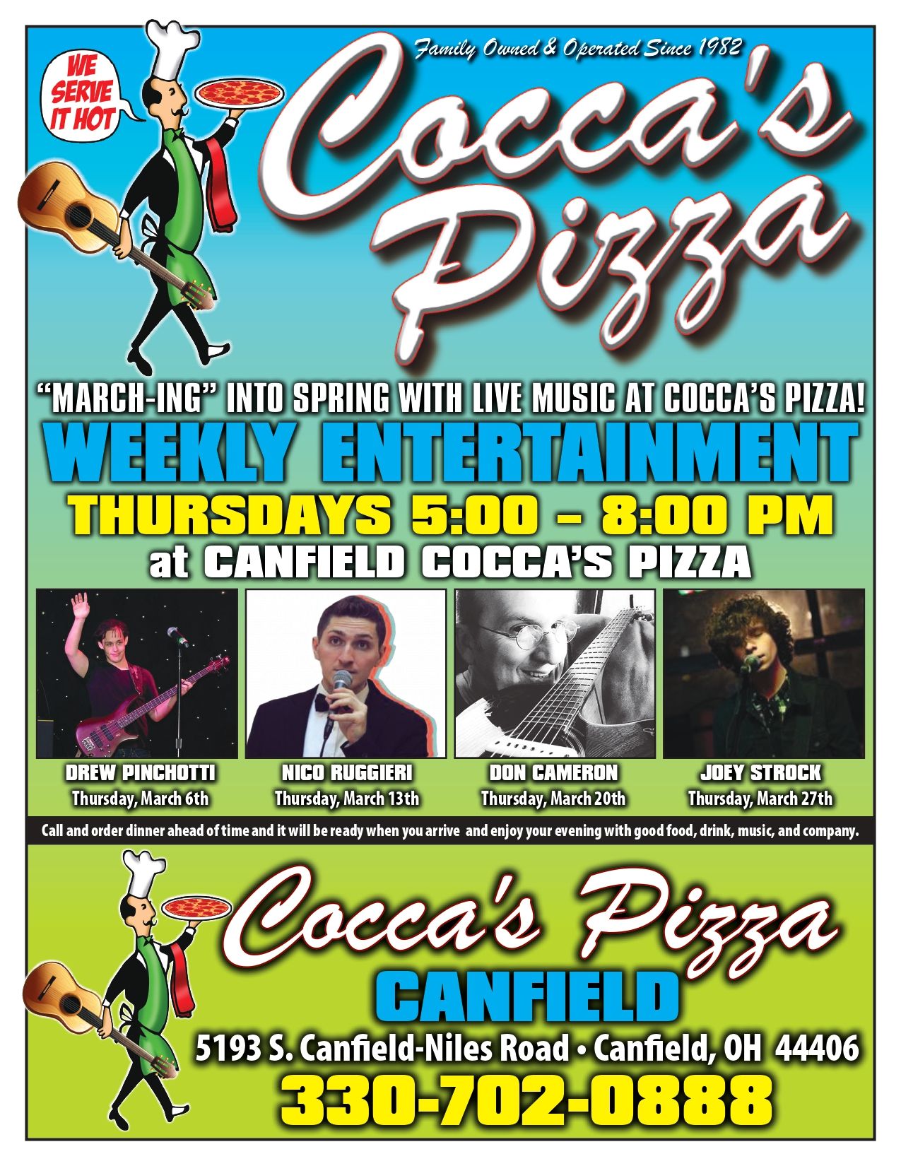 Cocca's Pizza | Award Winning Pizza | Youngstown