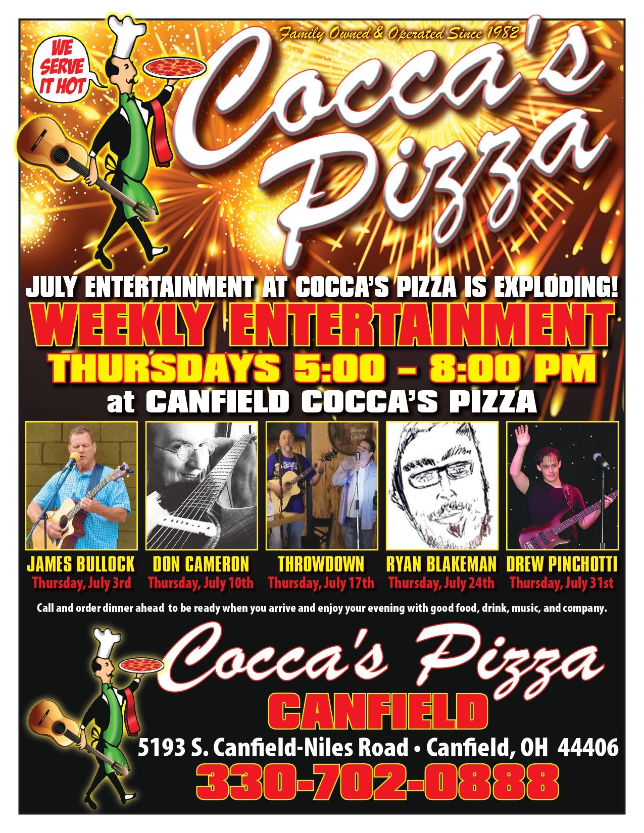 Cocca's Pizza | Award Winning Pizza | Youngstown