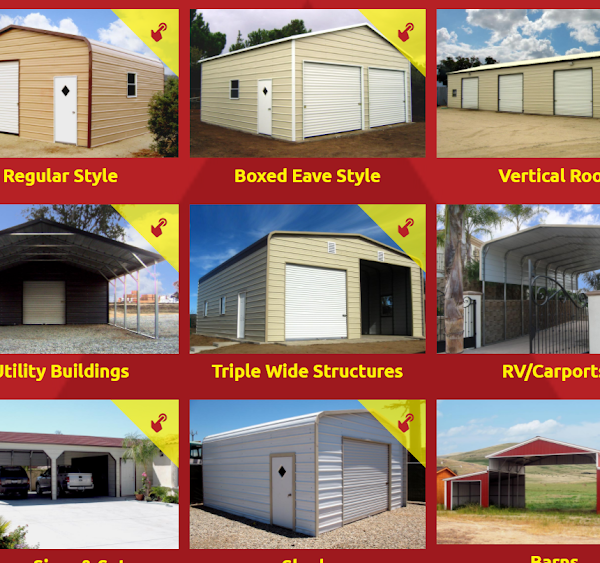 Steel structures- Steel Buildings - Steel Garages| AZ Interstate Steel ...
