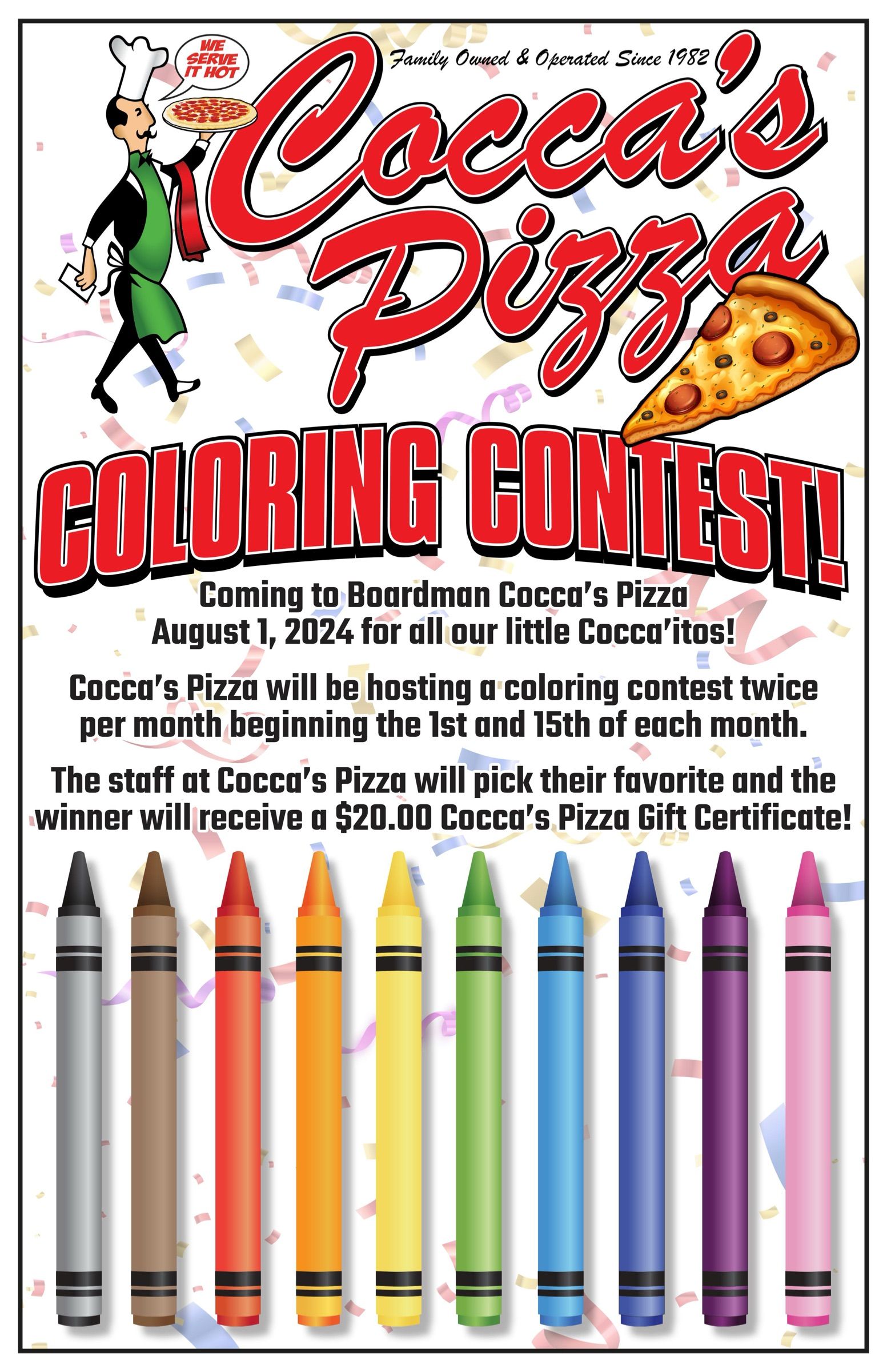 Cocca's Pizza | Award Winning Pizza | Youngstown