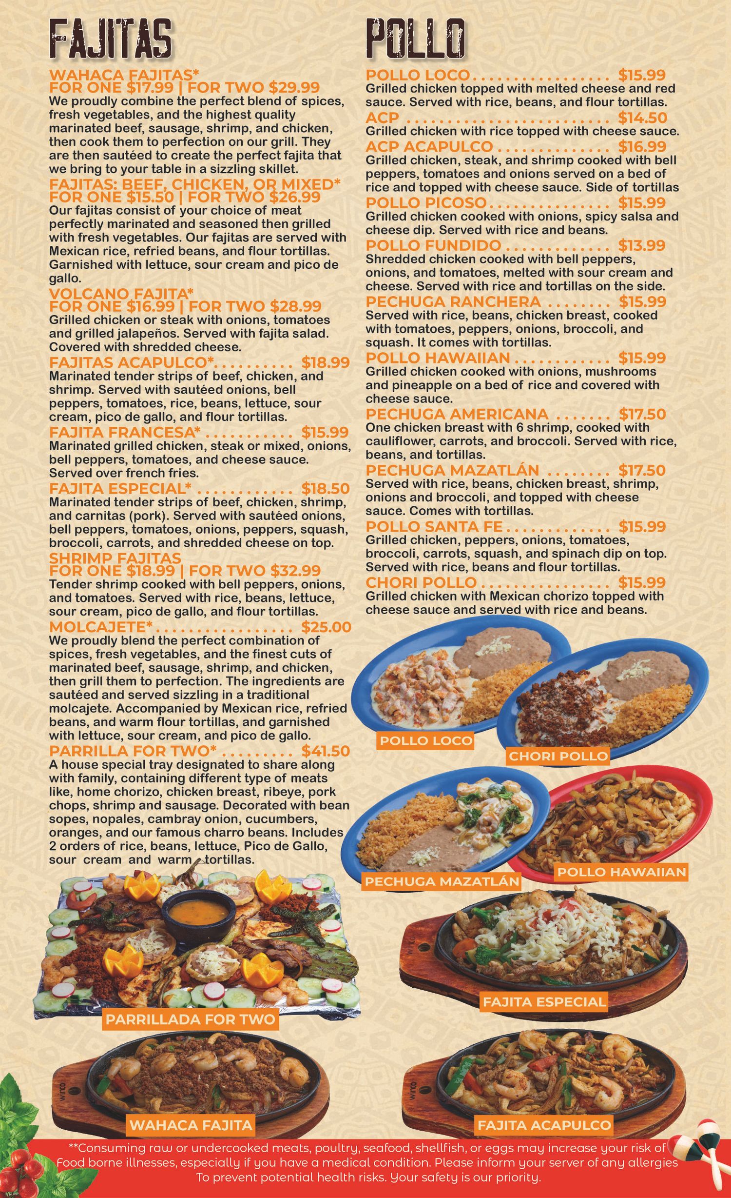 Wahaca Mexican Kitchen | Our Menu