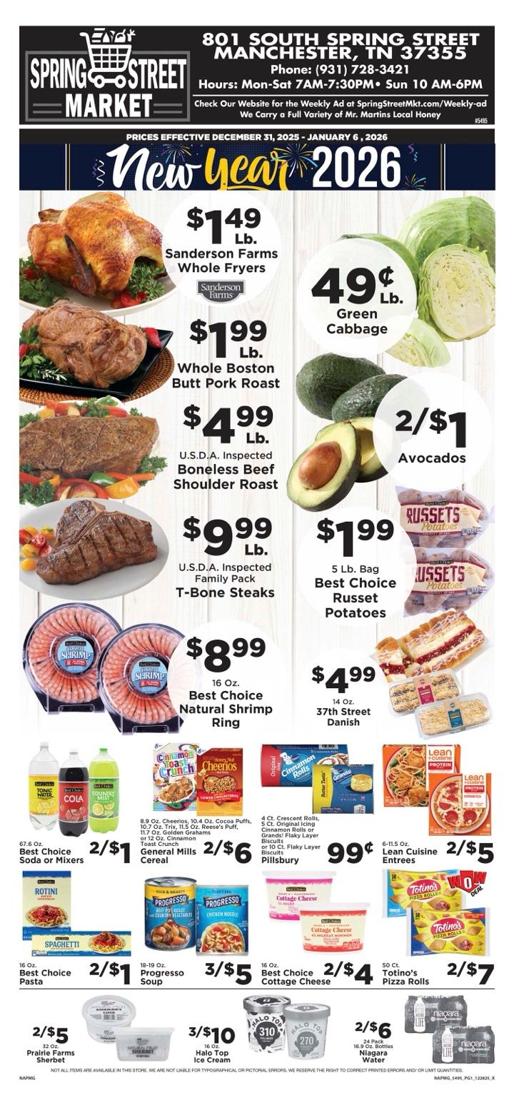 Specialty Meat | Grocery Store | Spring Street Market | Weekly Ad ...