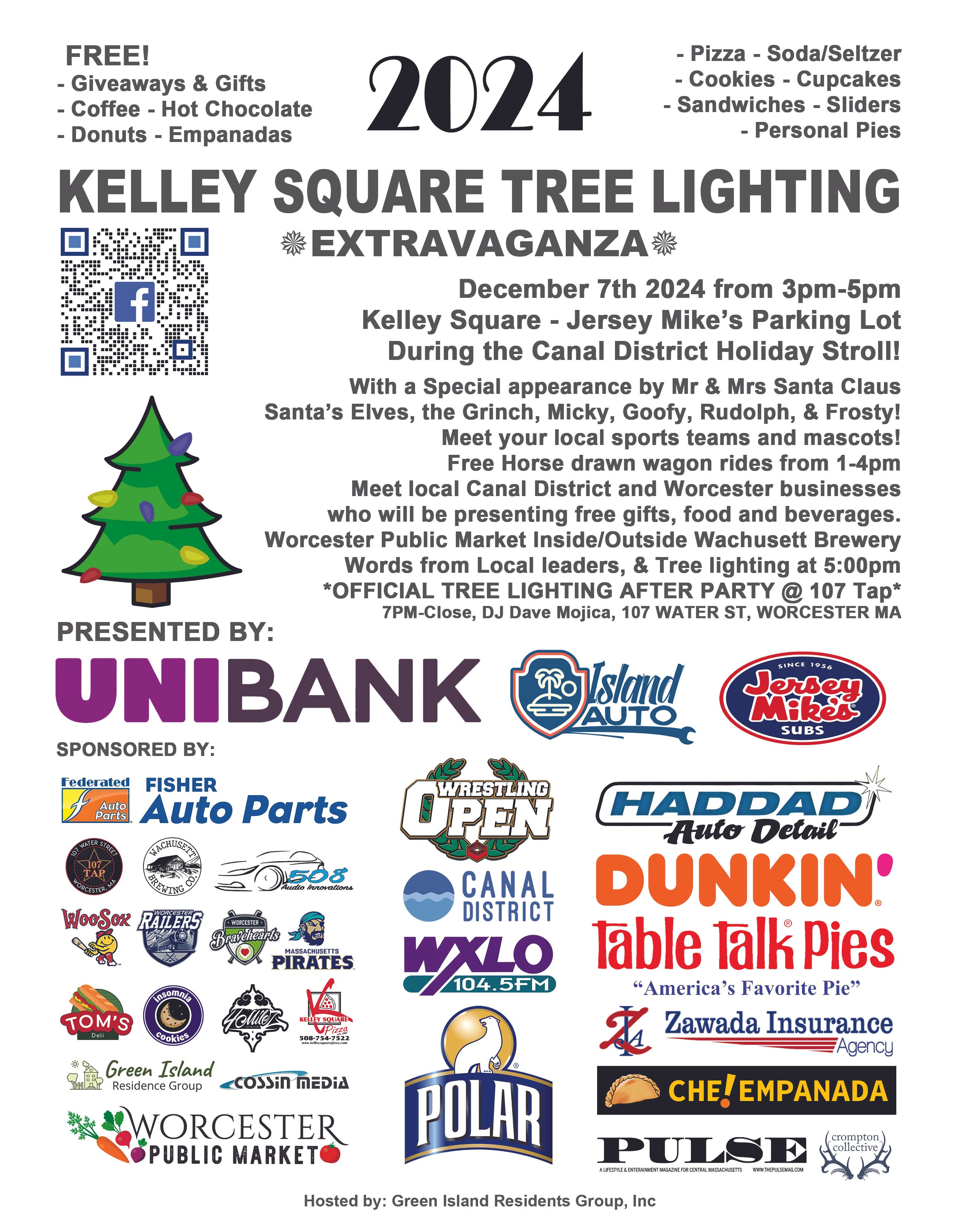 Annual Kelley Square Tree Lighting Extravaganza | Worcester, MA