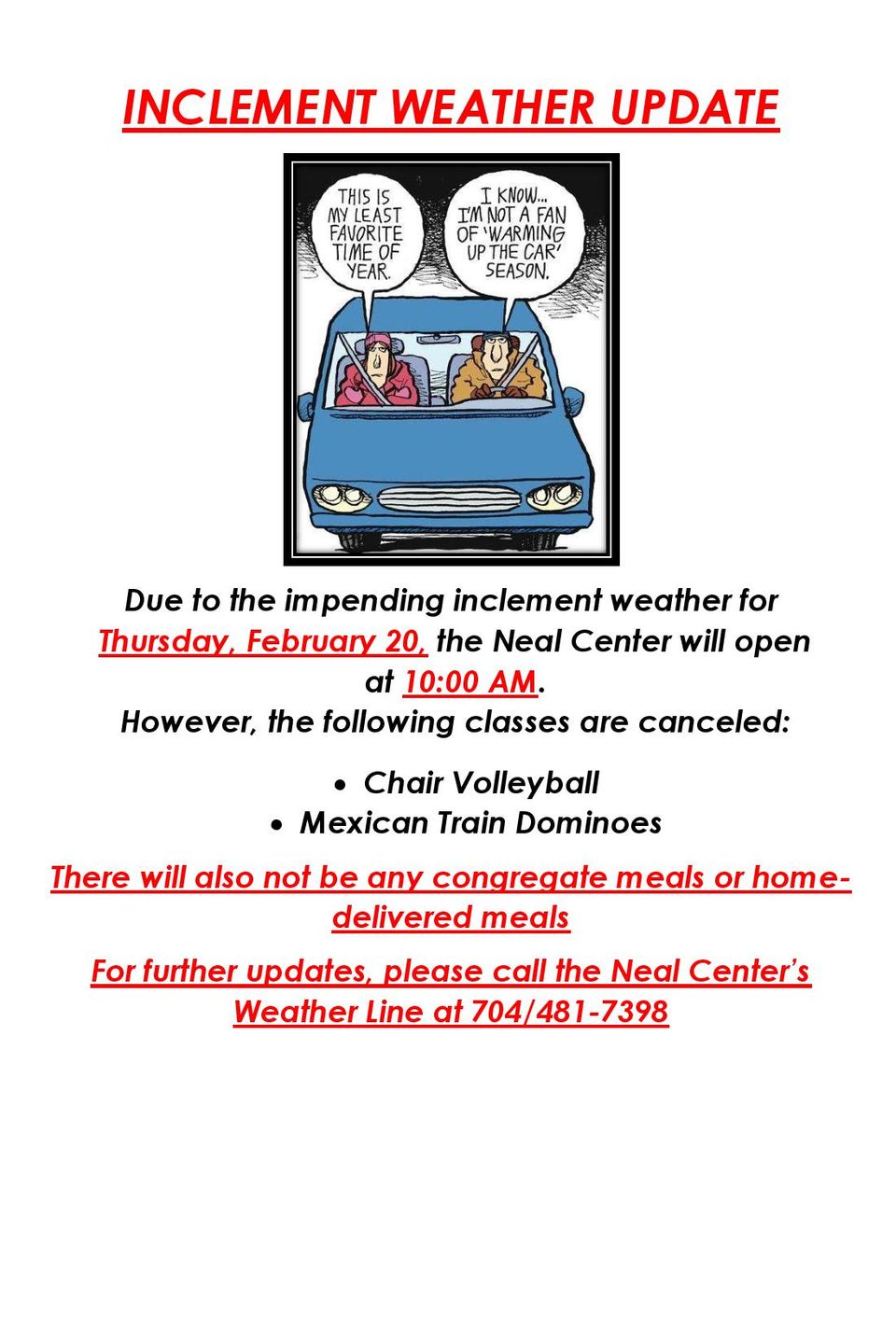 Official Site of Cleveland County's Council on Aging