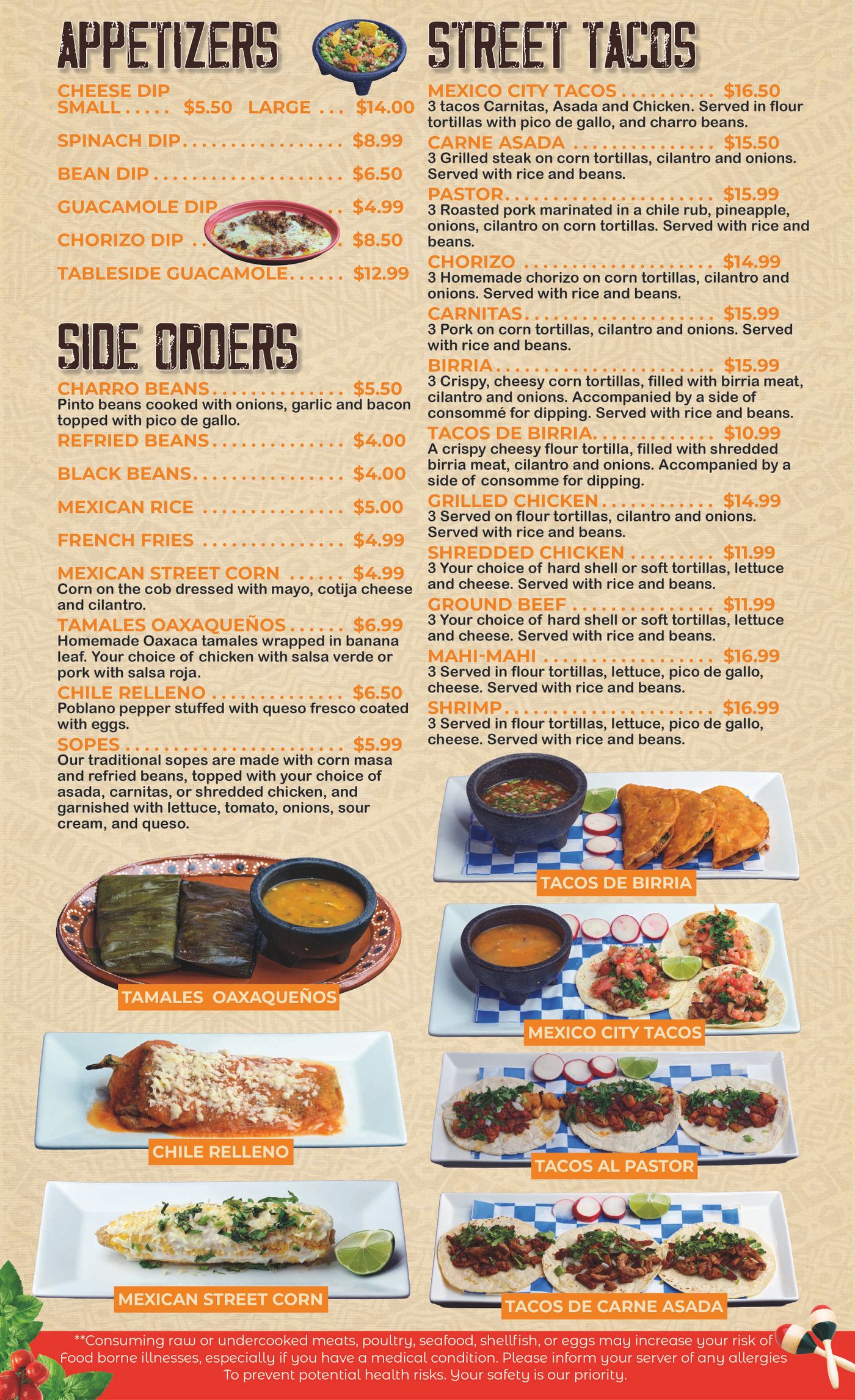 Wahaca Mexican Kitchen | Our Menu