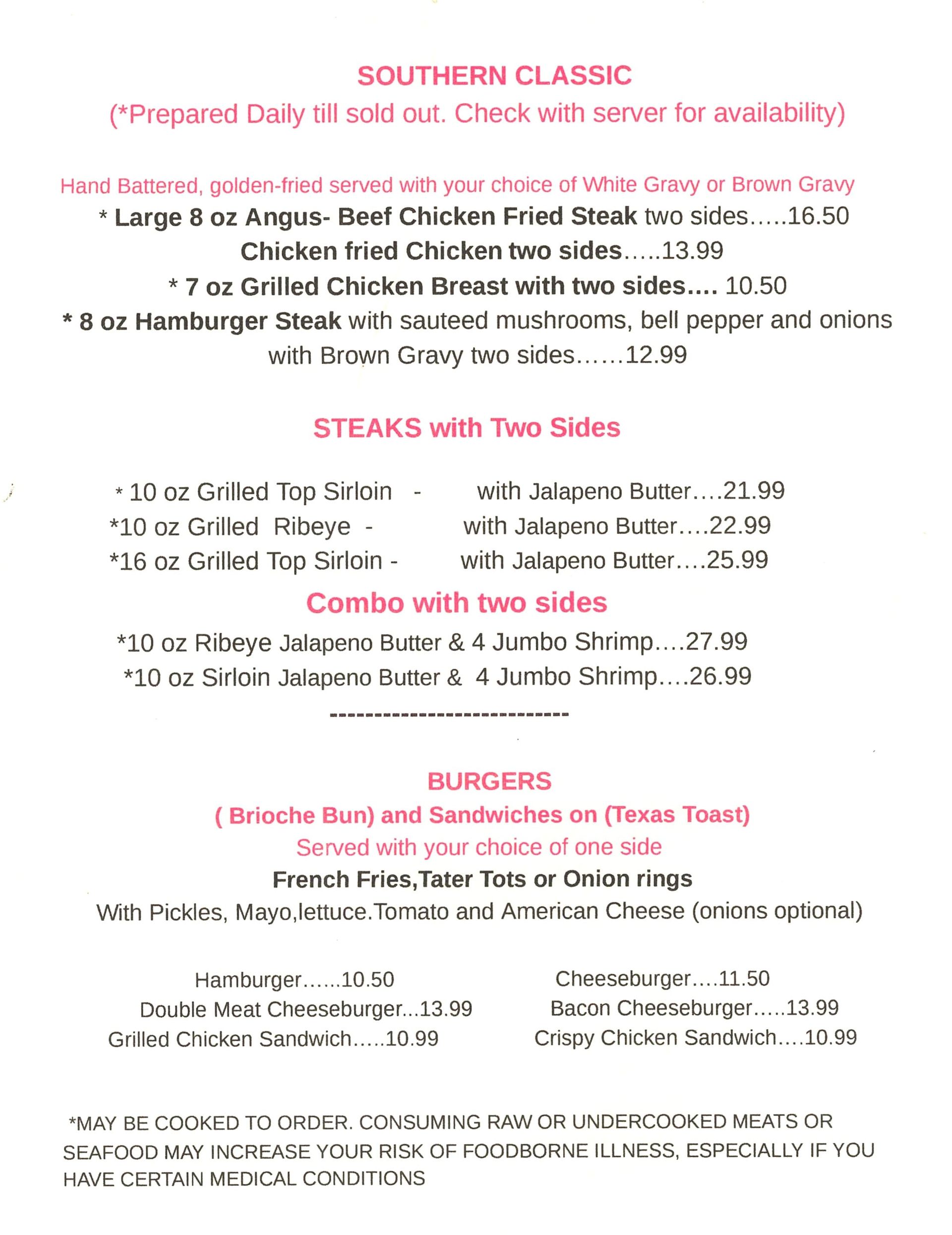 From Pizza to Asian Cuisine: The Wagon Wheel's Menu Revealed