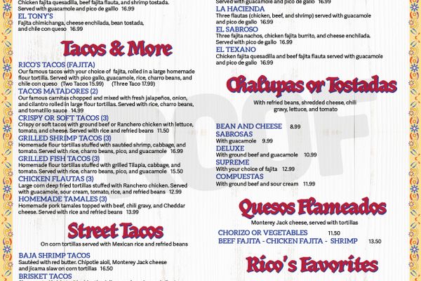 Ricos Mexican Grill Spring