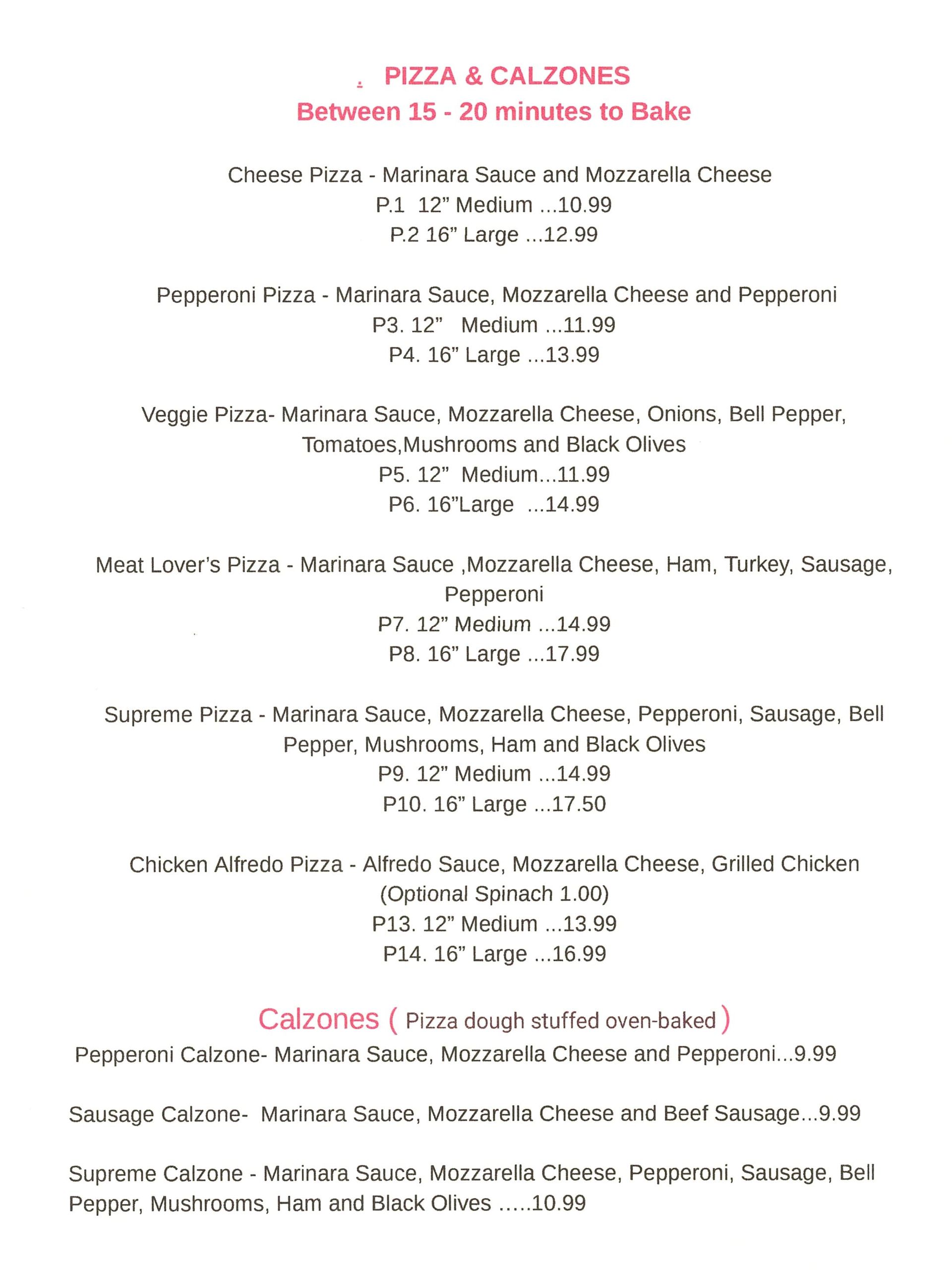 From Pizza to Asian Cuisine: The Wagon Wheel's Menu Revealed